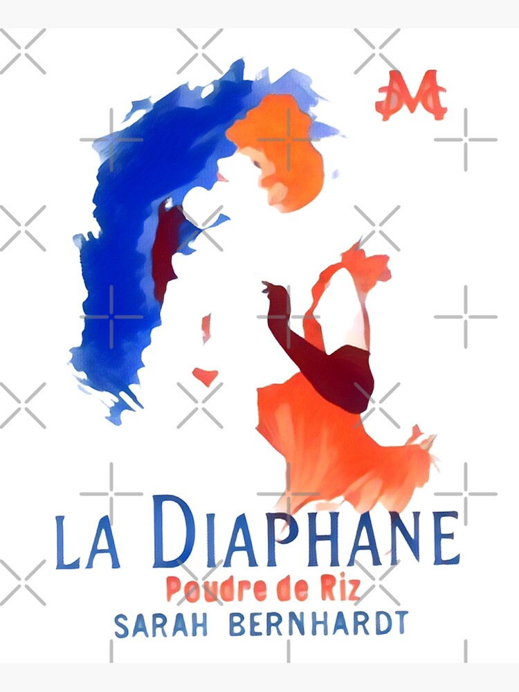"La Diaphane - Sarah Bernhardt" Poster for Sale by flevin | Redbubble