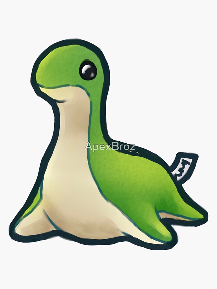 "Nessie" Sticker for Sale by ApexBroz | Redbubble