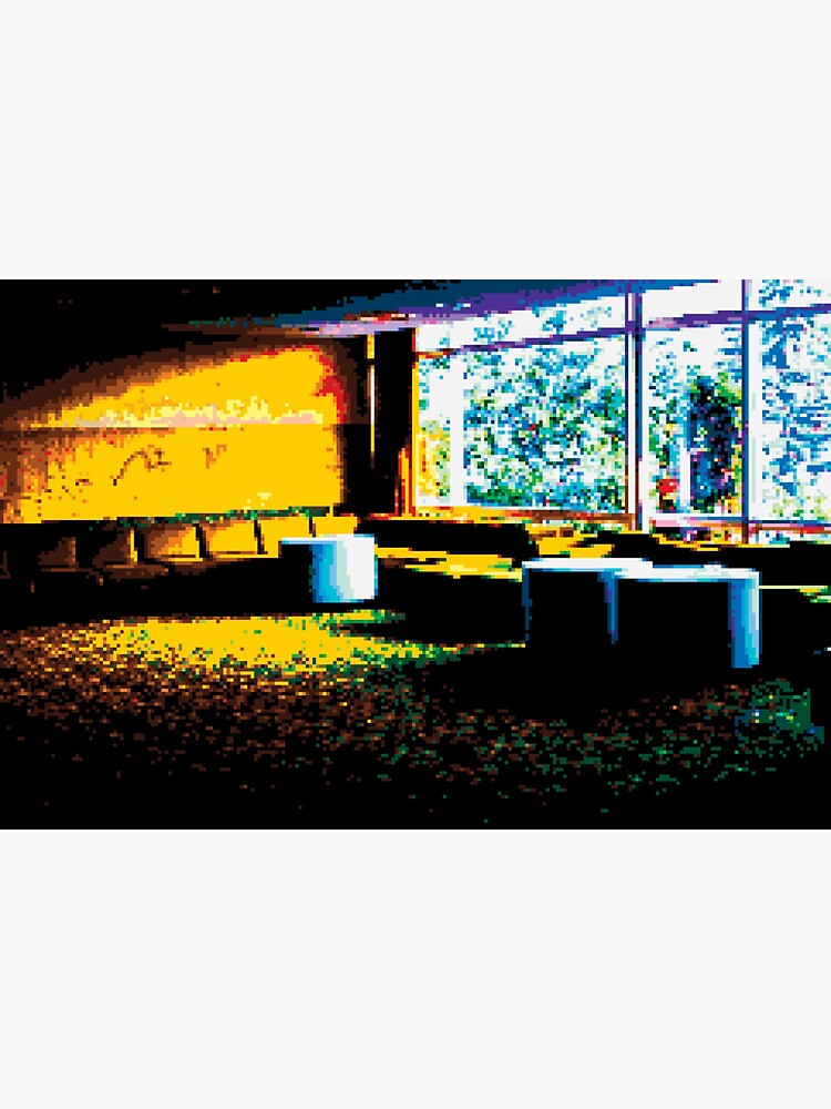 "Kutsher's Lobby Pixel Art" Sticker by Drewz87 | Redbubble