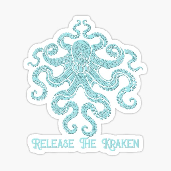 "Release The Kraken Seattle Kraken " Sticker for Sale by Designer-rajon ...