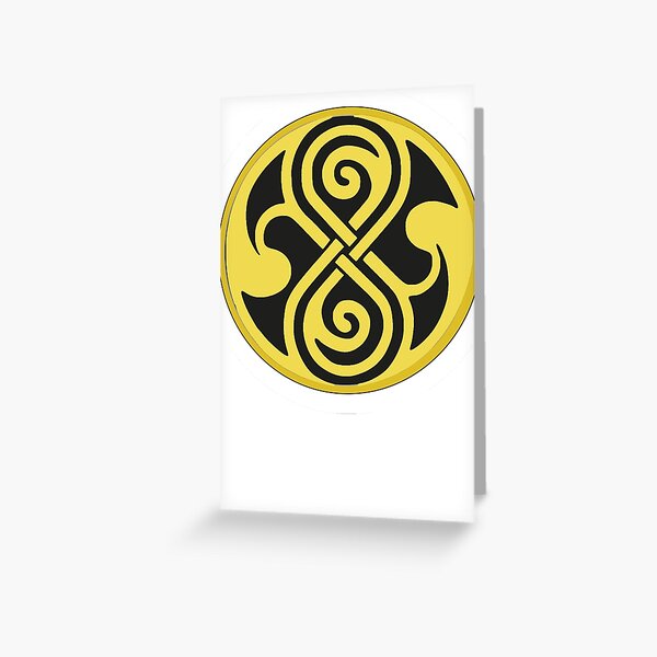 "Doctor, Who Symbol of Rassilon" Greeting Card by Shadowanime | Redbubble