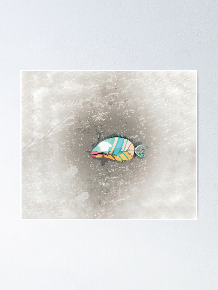 "Boho Fish 13 Coastal Design Style A Edited PHOTO of Wooden Fish Wall ...