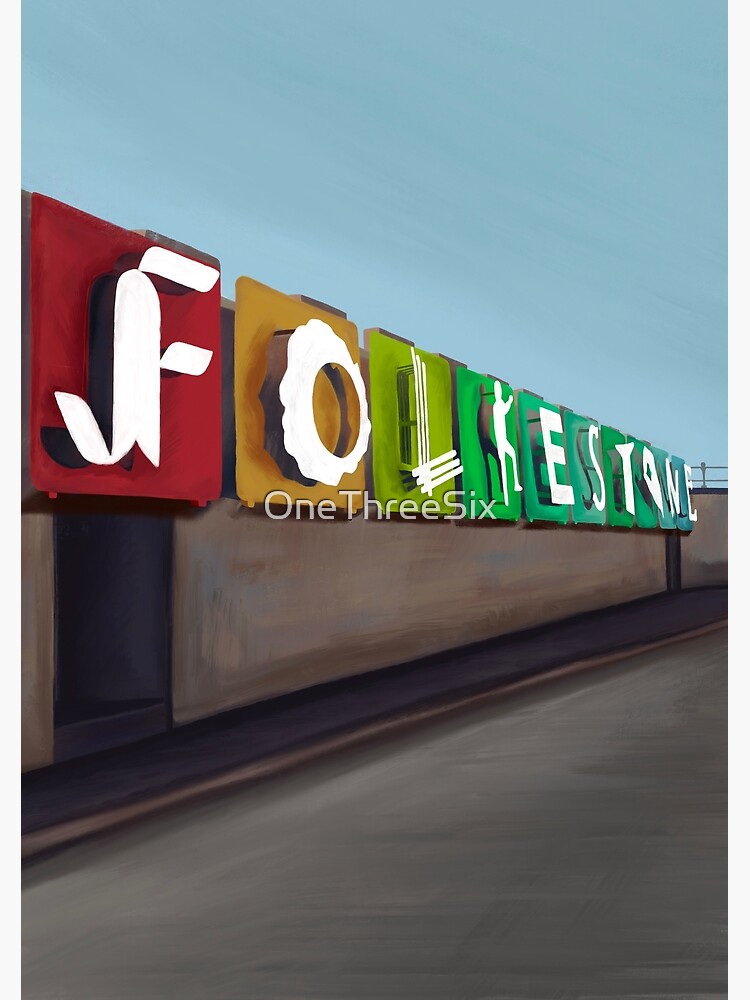 "Folkestone Harbour Arm Sign" Poster for Sale by OneThreeSix | Redbubble