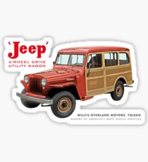 Willys Overland Stickers | Redbubble