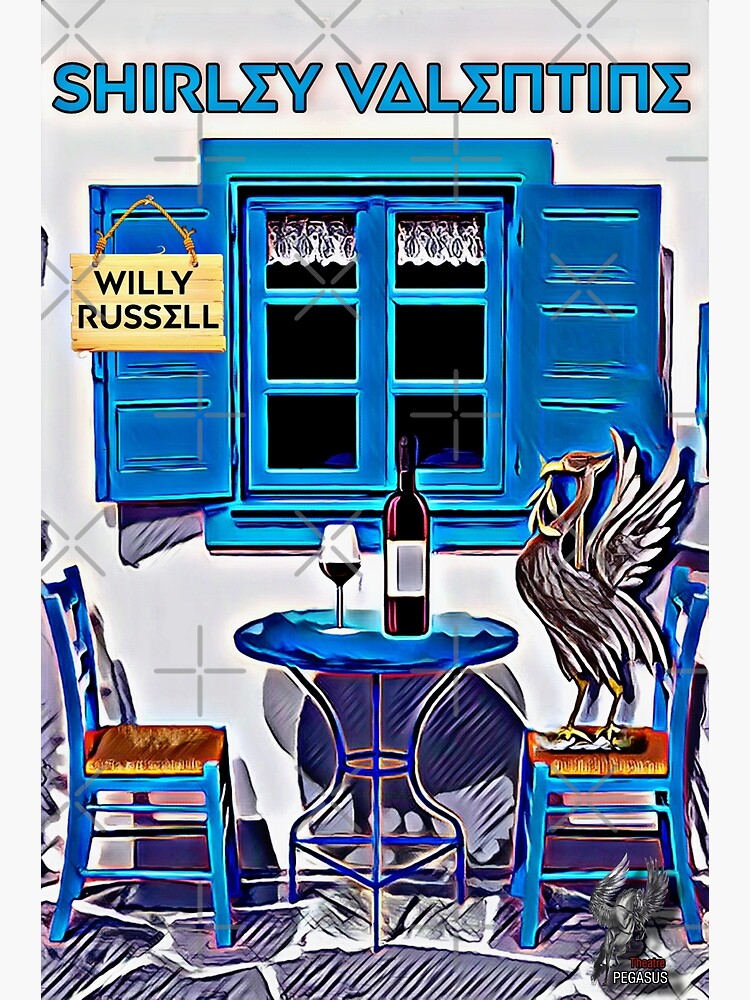 "THEATRE POSTER: WILLY RUSSELL: SHIRLEY VALENTINE" Poster for Sale by ...