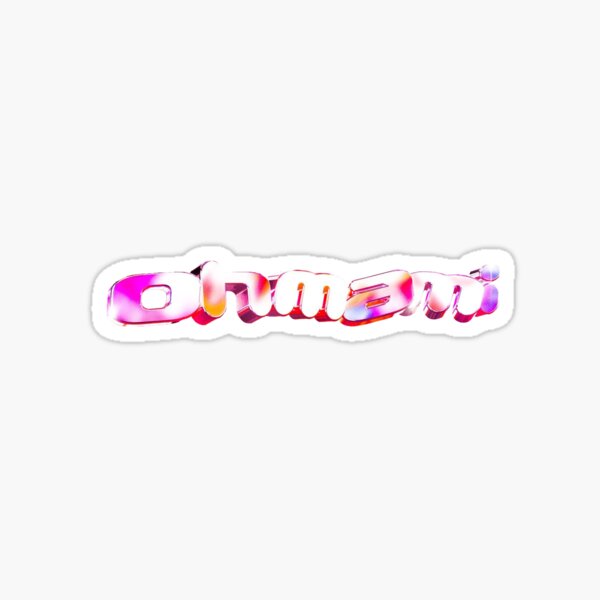 "Chase Atlantic OHMAMI design" Sticker for Sale by emily-xo | Redbubble