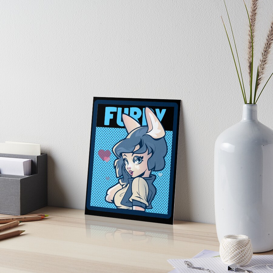 "Cute Furry - anime" Art Board Print for Sale by narilex | Redbubble
