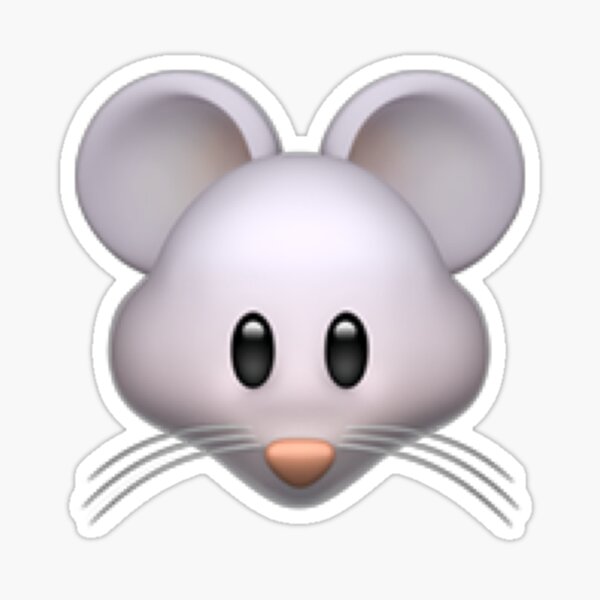 "Mouse Face Emoji" Sticker for Sale by Popular-Gifts | Redbubble