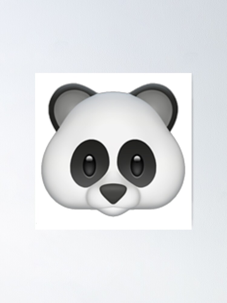"Panda Face Emoji" Poster for Sale by Popular-Gifts | Redbubble