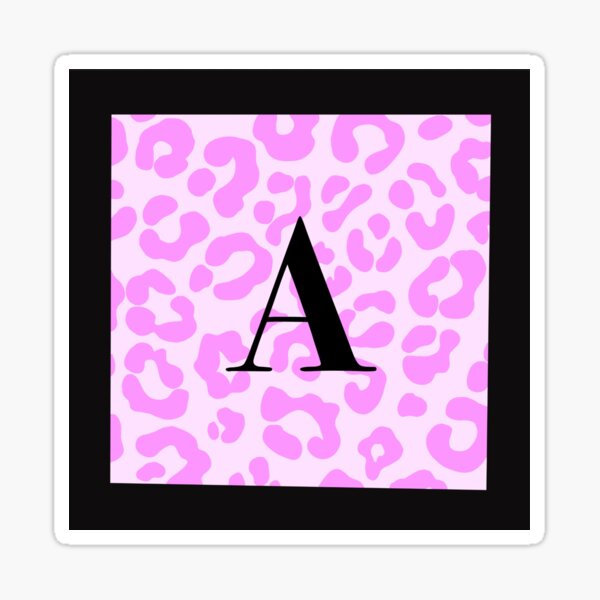 "Letter A Monogram" Sticker by alyssafrey | Redbubble