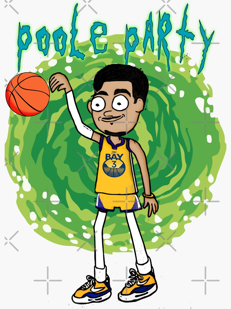 "Jordan Poole IV" Sticker for Sale by ecarey22 | Redbubble