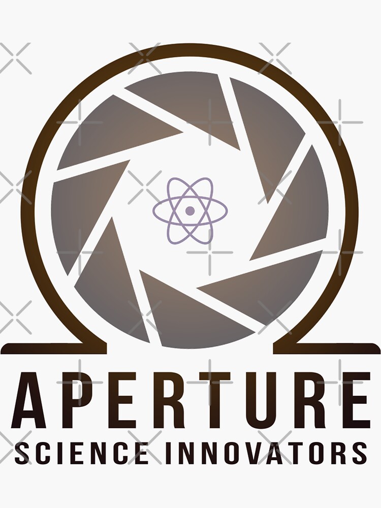 "APERTURE SCIENCE INNOVATORS Version 2" Sticker for Sale by YunBae ...