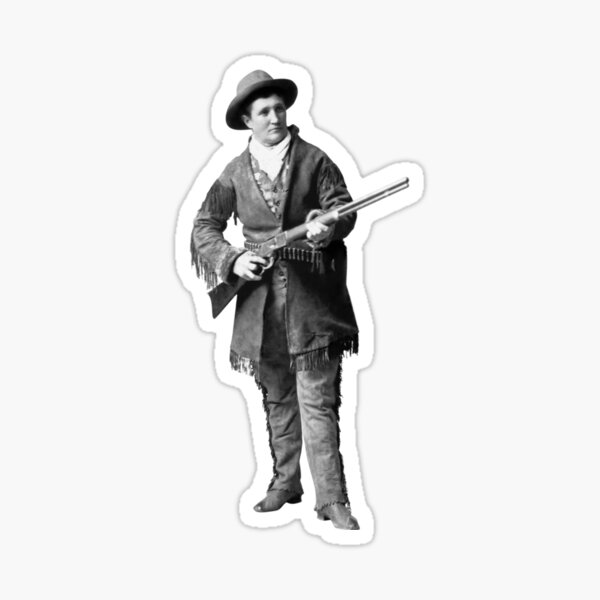 "Calamity Jane Holding A Rifle - 1895" Sticker by warishellstore ...