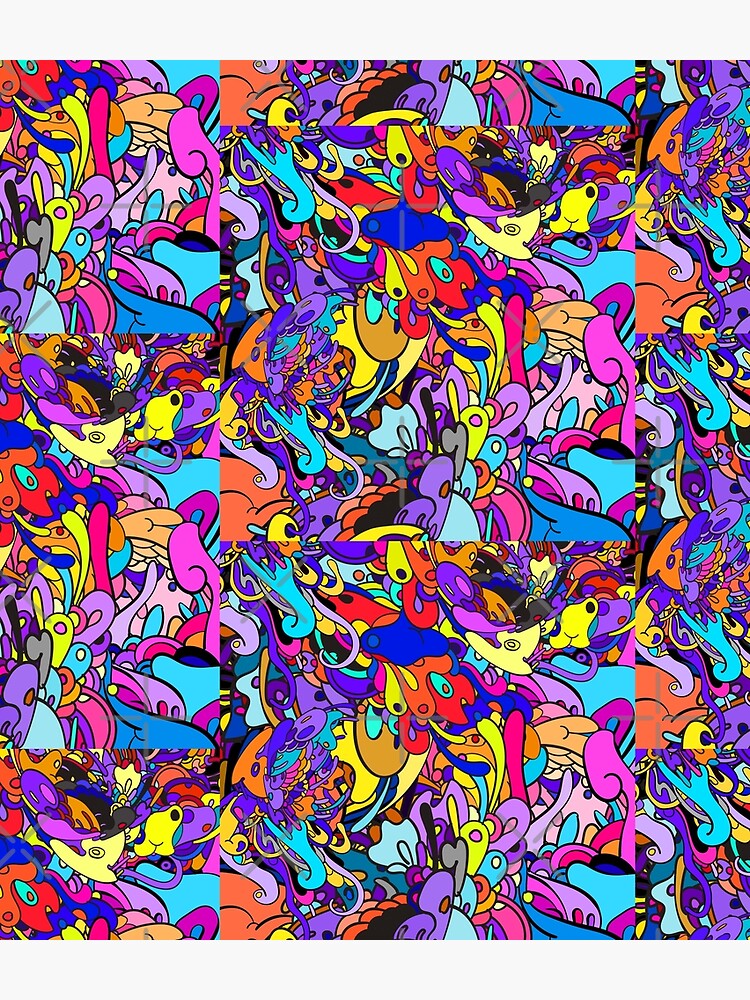 "ZHC Copic Marker Space vibrant trippy doodles art" Backpack for Sale ...