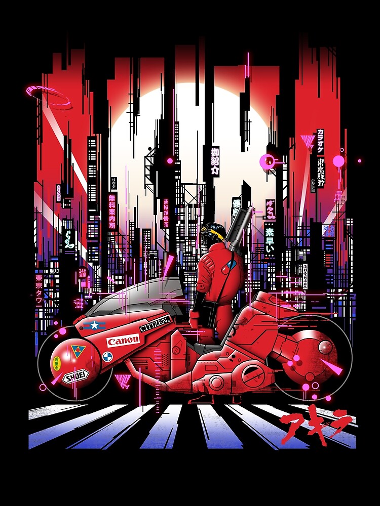 "Neon Akira" Poster for Sale by silentOp | Redbubble