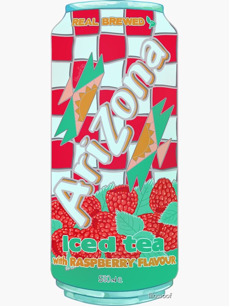 "Raspberry Iced Tea" Sticker for Sale by lilowoof | Redbubble