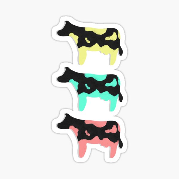 "milk cow" Sticker for Sale by simpleKPL | Redbubble