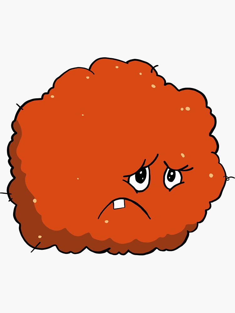 "Meatwad" Sticker for Sale by Konpoonti | Redbubble