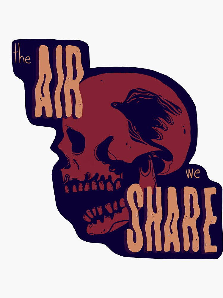 "The Air We Share Logo" Sticker for Sale by Chaku | Redbubble