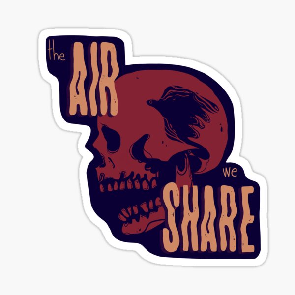 "The Air We Share Logo" Sticker for Sale by Chaku | Redbubble