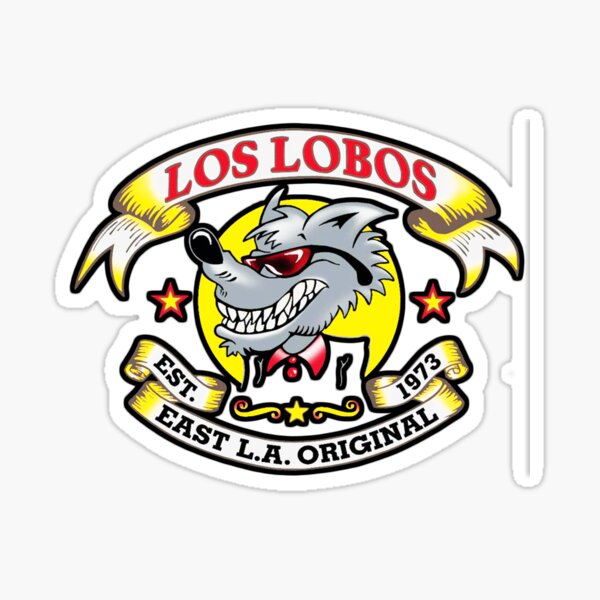 "amazing the best logo from los lobos " Sticker for Sale by kbartlamac ...