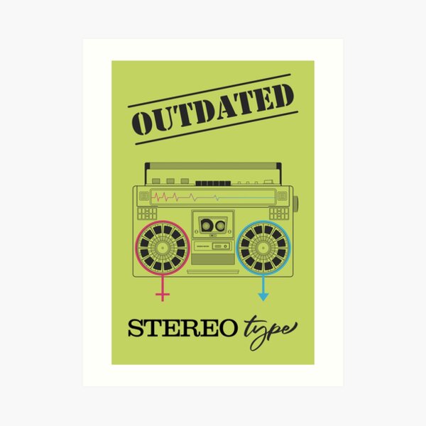"Outdated Gender Stereotype" Art Print by Katerina-Gram | Redbubble