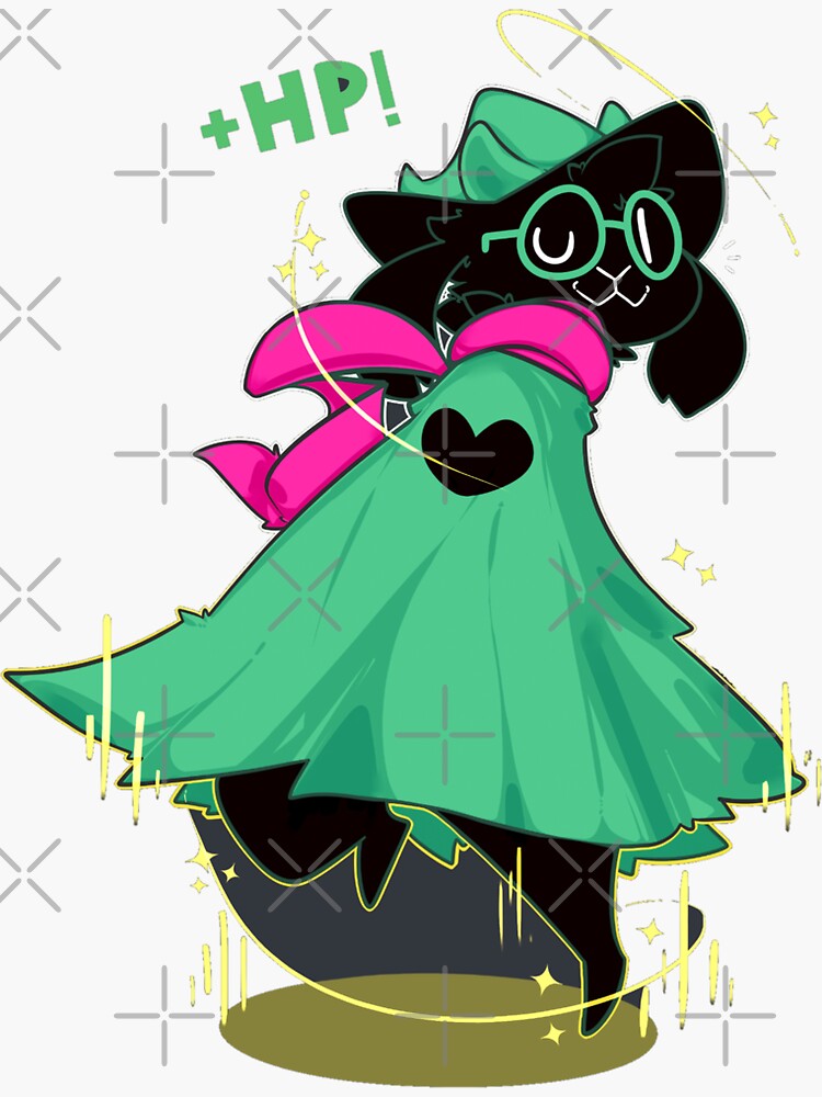 "ralsei deltarune" Sticker for Sale by designss45 | Redbubble