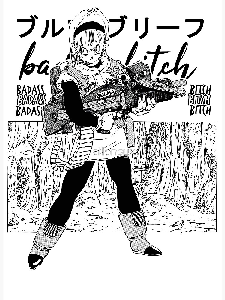 Bulma Briefs Poster By Allonsyx Redbubble