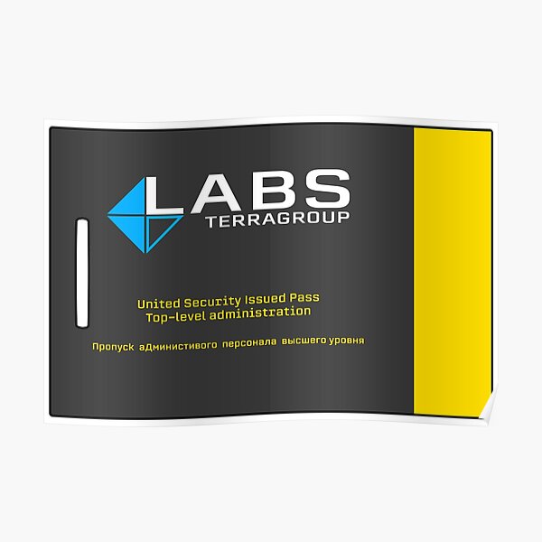 "Escape From Tarkov Labs Keycard Gold " Poster by ryogm | Redbubble