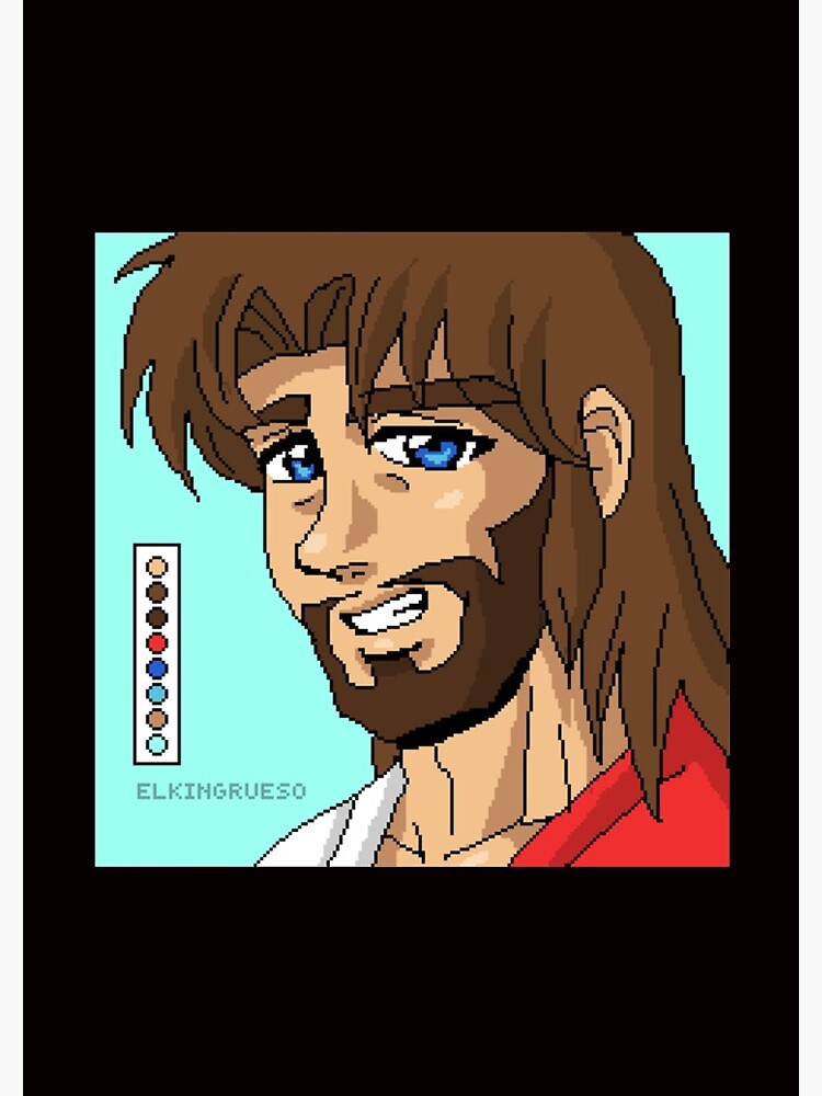 "Jesus Christ (Anime Drawing) " Spiral Notebook by MANDY-DSN | Redbubble
