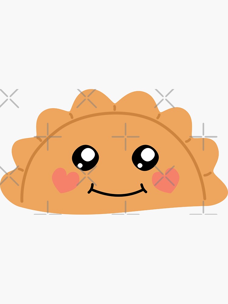 "Kawaii Cornish Pasty" Sticker for Sale by cashewdays | Redbubble