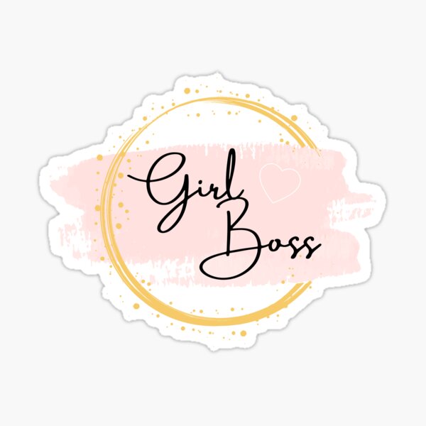 "Girl Boss" Sticker for Sale by MyTechAdventure | Redbubble