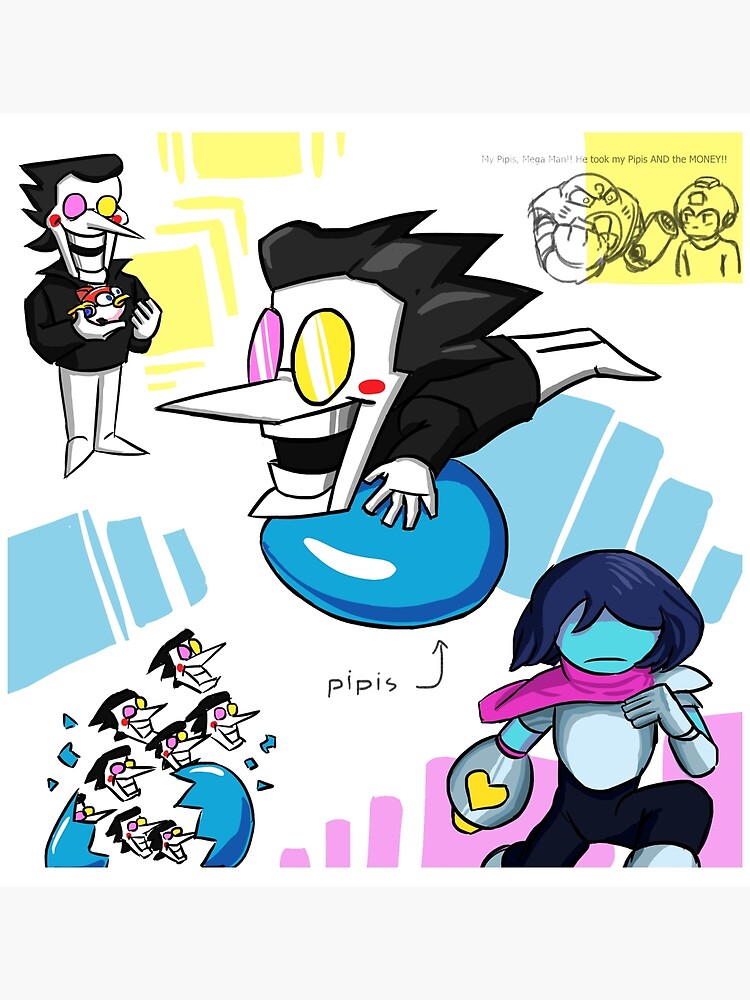 "Spamton Sticker - Deltarune Spamton Essential Sticker" Art Print for ...