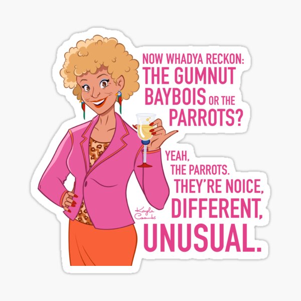 "Kath Day Knight - Kath & Kim" Sticker for Sale by kaylacoombs | Redbubble