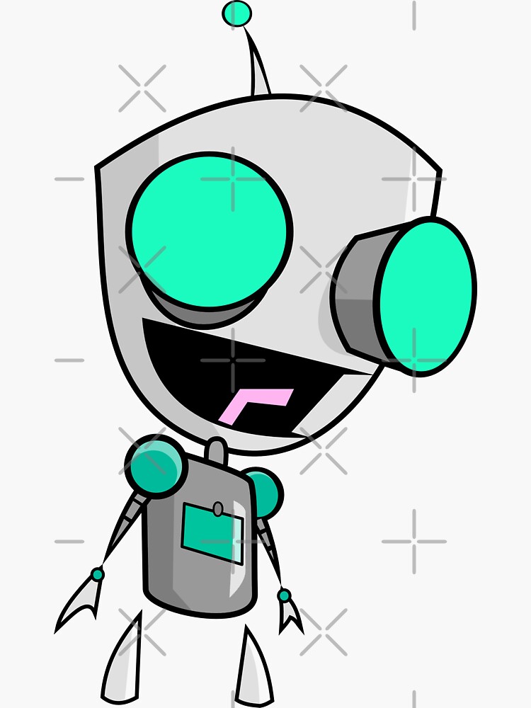 "GIR" Sticker for Sale by Redkiwii | Redbubble