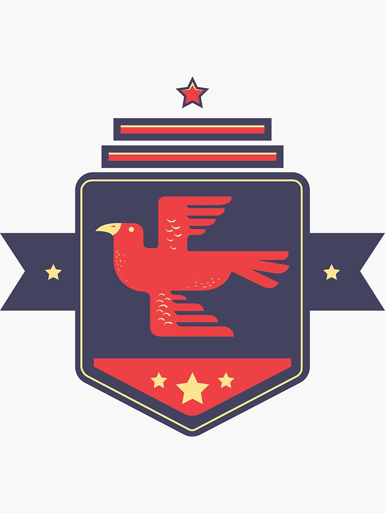 "Bird symbol" Sticker for Sale by HBrahma | Redbubble