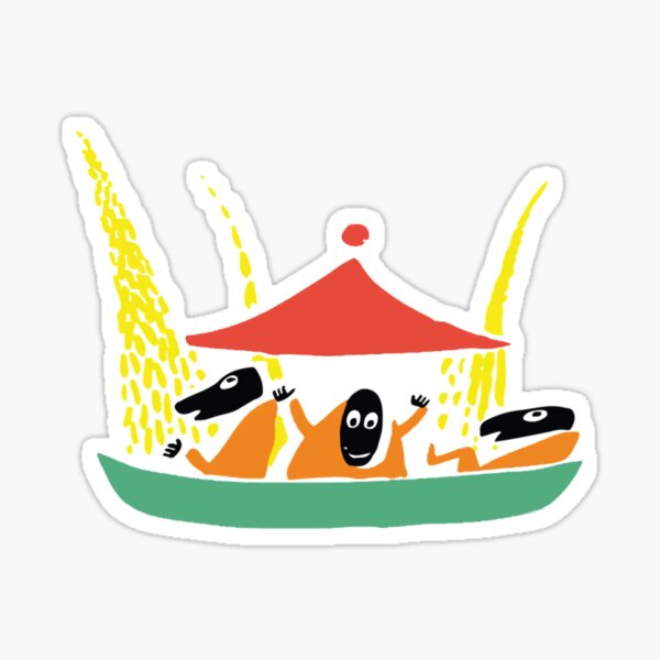 Snork Maiden Moominmamma Stinky 7 Stickers / 1 sheet Tove Jansson ...