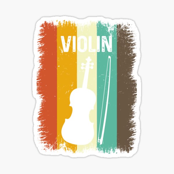"Vintage Violin" Sticker for Sale by Vanthuandesign | Redbubble