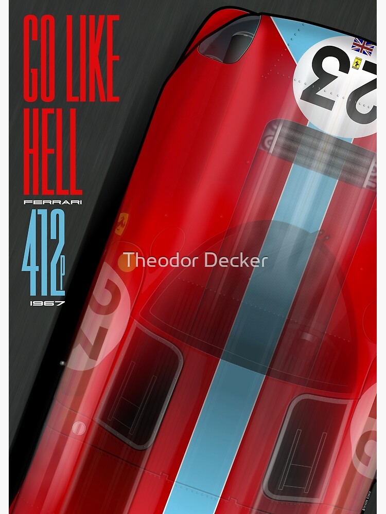 Go like Hell 412P Premium Matte Vertical Poster sold by Grant Phillips ...