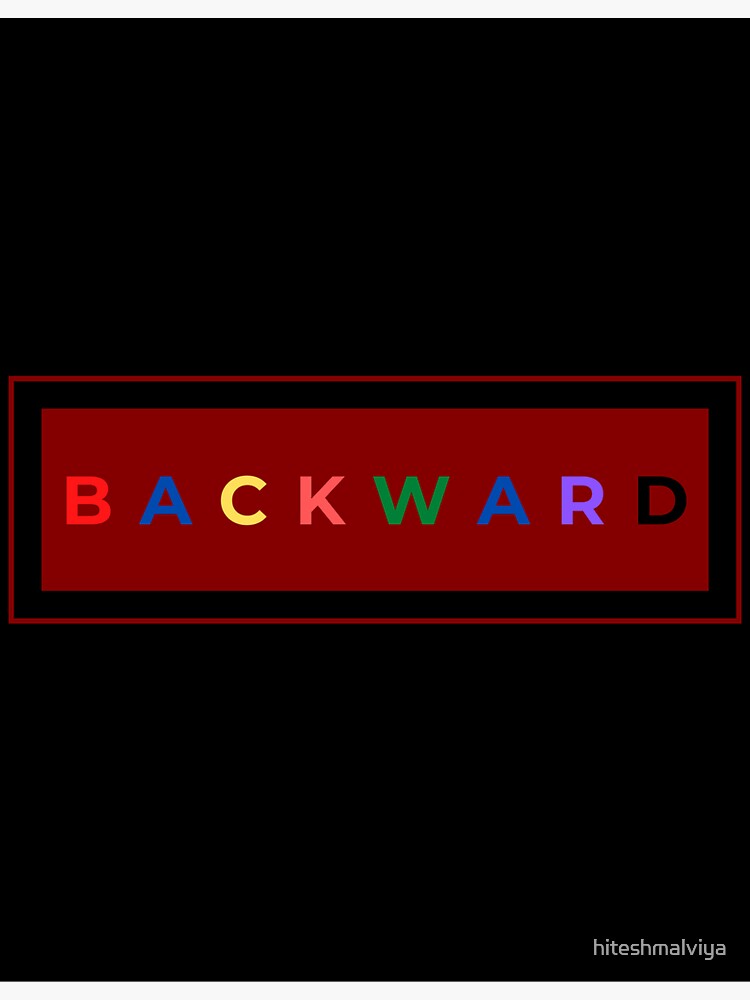 "Backwards Letter " Sticker for Sale by hiteshmalviya | Redbubble
