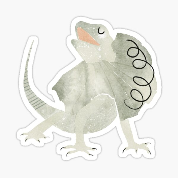 "Lizard Animal Sticker" Sticker for Sale by mymccauley | Redbubble