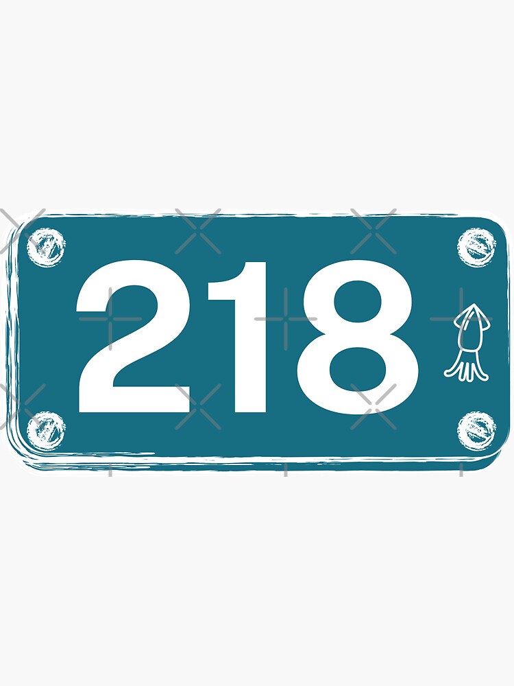 "PUZZLE GAME PLAYER NUMBER 218 PATCH" Sticker by LabelStore | Redbubble