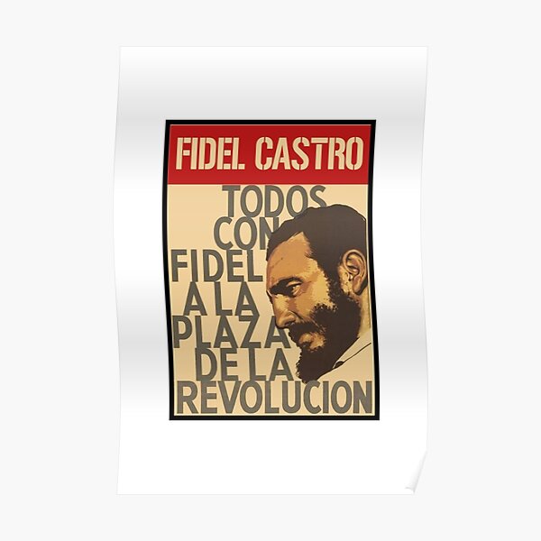"Fidel castro Revolution" Poster by holidoli | Redbubble