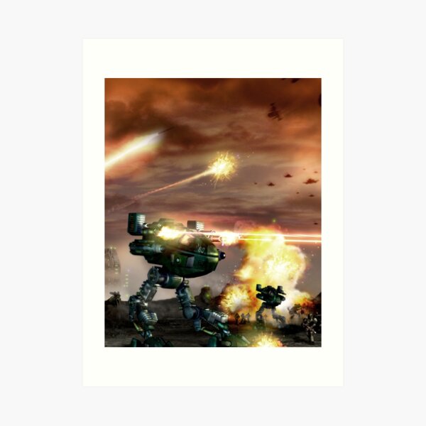 Battletech Wall Art | Redbubble