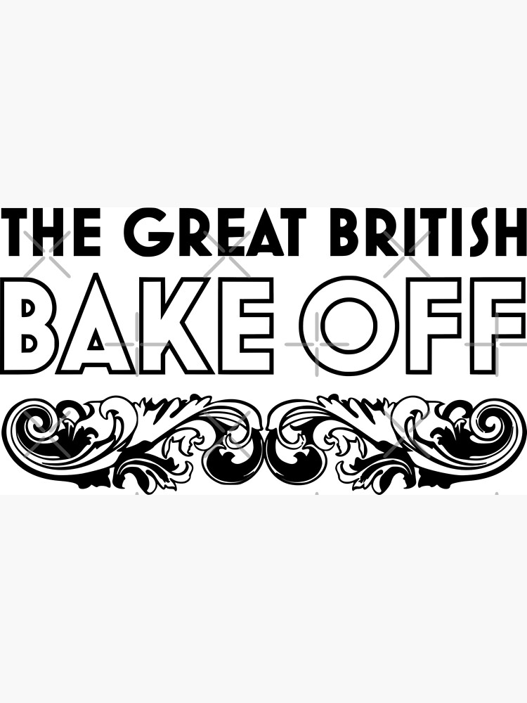 "the great british bake off" Poster for Sale by shimodesign | Redbubble