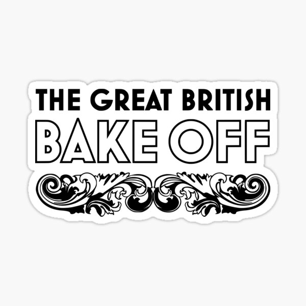 "the great british bake off" Sticker for Sale by shimodesign | Redbubble