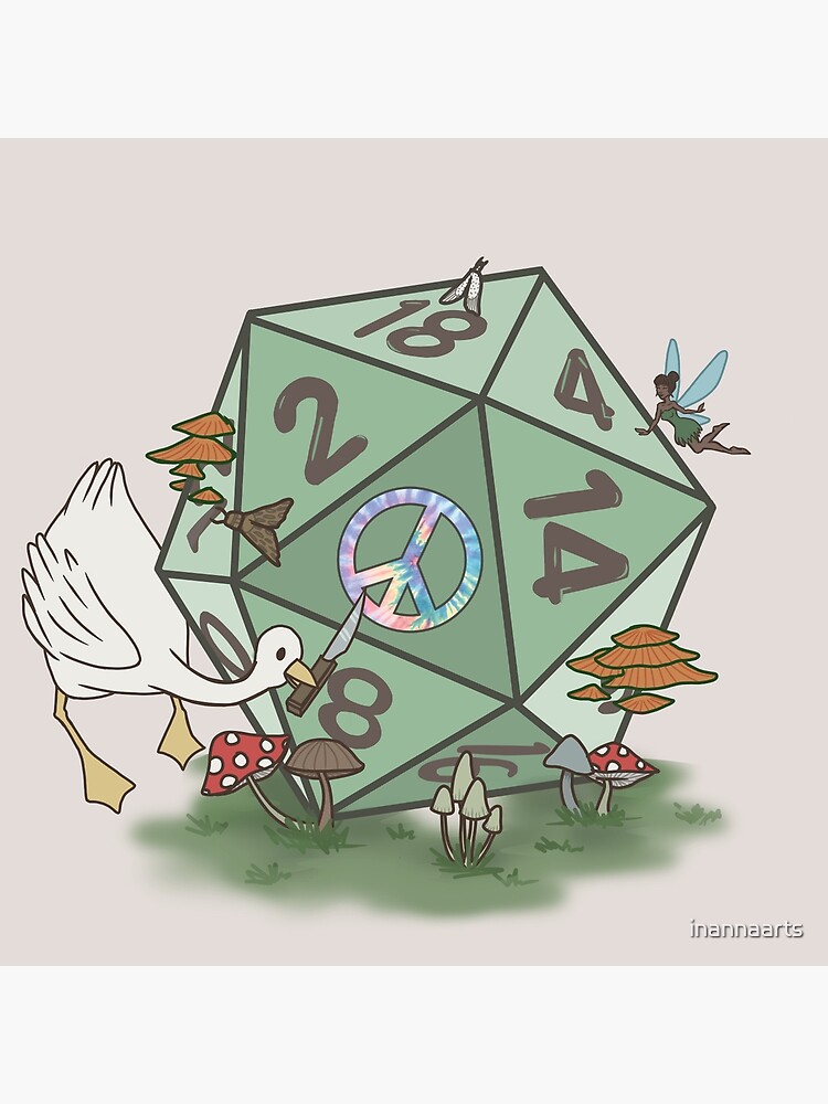 "Danielle Barkstock D20" Poster by inannaarts | Redbubble