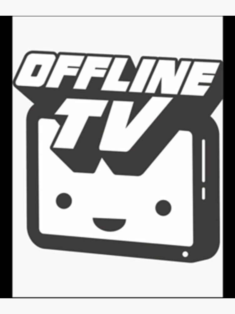 "Offline tv logo " Art Print by NSTLG | Redbubble