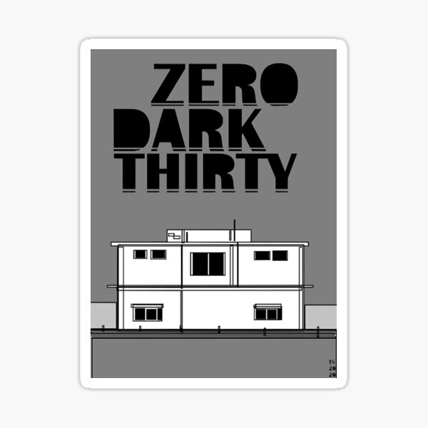 "Zero Dark Thirty by Simon Tedder " Sticker by vodiemphuc | Redbubble