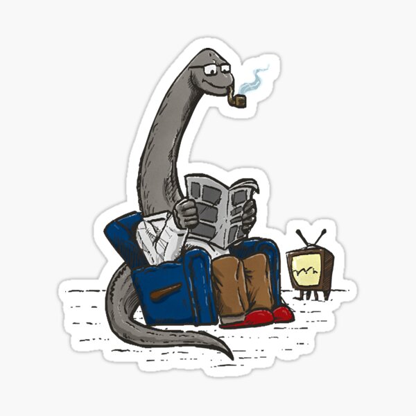 "The Dadasaurus " Sticker for Sale by vobachtra85 | Redbubble